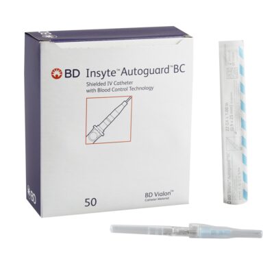 BD Insyte® Autoguard® BC Shielded IV Catheter, 22G × 1″, (50/Box ...
